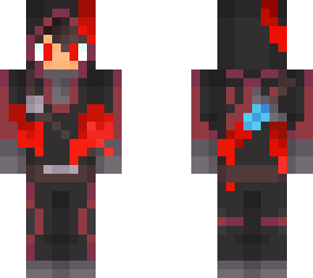 BBH remix skin covered in blood | Minecraft Skin