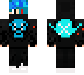 blue skull | Minecraft Skin