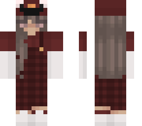 Elmo girl derp under chin | Minecraft Skin