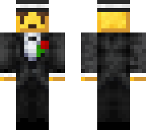 Golden suit and fedora | Minecraft Skin