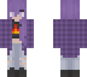 Purple Thrasher Aesthetic | Minecraft Skin