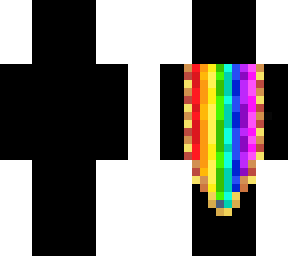 rainbow cape | Minecraft Skin