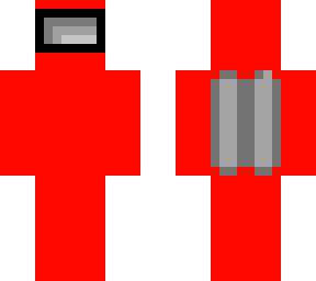 AMONG US Red= Imposter | Minecraft Skin