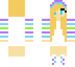 Colorful Girl | Minecraft Skin