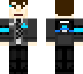 dbh connor rk800 detroitbecomehuman | Minecraft Skins