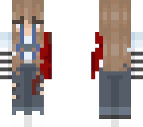 Girl with missing arm | Minecraft Skin