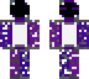 infected snow Enderman | Minecraft Skin