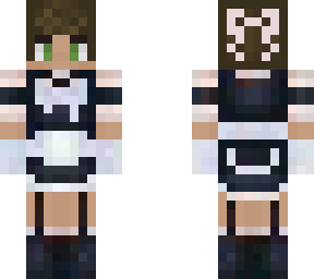 maid costume boy | Minecraft Skin