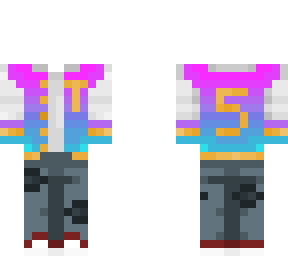 Munch letterman outline | Minecraft Skin