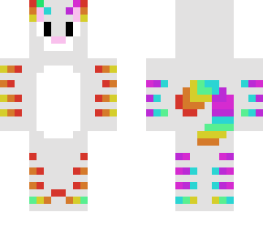 Rainbow Cat | Minecraft Skin