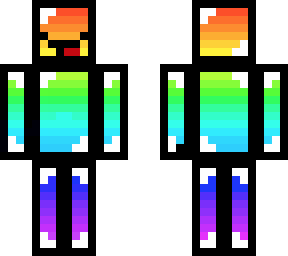 Derpy Rainbow Minecraft Skin