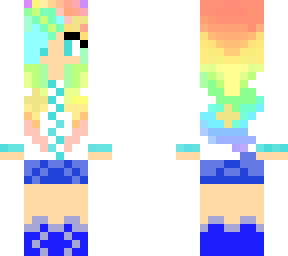 Rainbow Spotify | Minecraft Skin