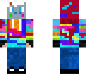The ComposedYeti with tye dye | Minecraft Skin