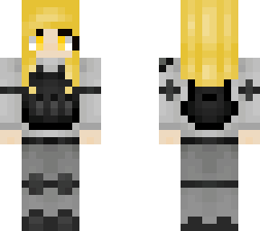 XOF Soldier Blonde Hair | Minecraft Skin