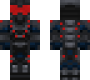 Captain Spartan - Red Color | Minecraft Skin