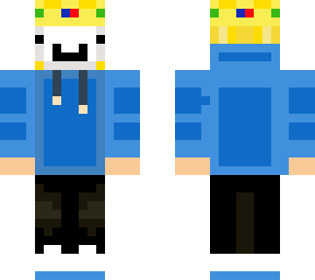 crowned blue dream | Minecraft Skin
