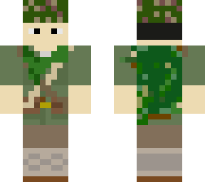 Japanese soldier v4 | Minecraft Skin