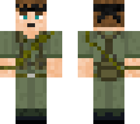 Vietnam Soldier edit with corn patch | Minecraft Skin