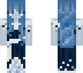 Water element girl | Minecraft Skin