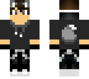 wolf ears and tail | Minecraft Skins