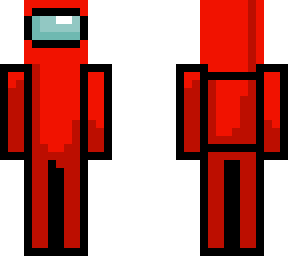 among us crewmate red | Minecraft Skins