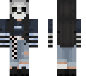 skeleton girl | Minecraft Skin