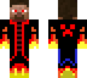 Ulta lava steve | Minecraft Skin