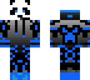 Blue Panda Gamer | Minecraft Skin