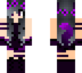 ender wolf girl | Minecraft Skins