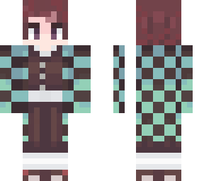 tanjiro :) | Minecraft Skin