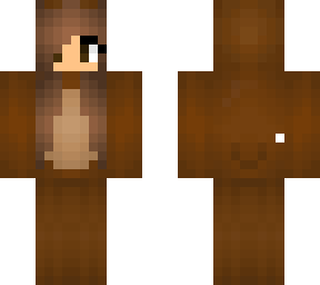Ultra Cute Bear Girl | Minecraft Skin