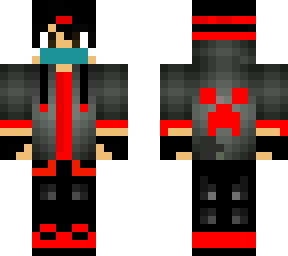 Creeper Red (Mask) | Minecraft Skin