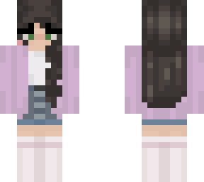 cute brown haired girl :)) | Minecraft Skin