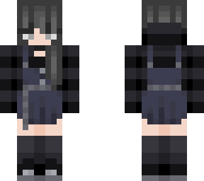 Cute Goth Girl | Minecraft Skin
