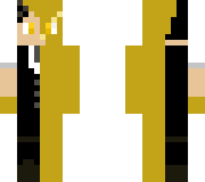 MrPairYT Half Gold Midas Fortnite | Minecraft Skin