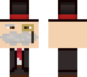 Mustached Tycoon | Minecraft Skin