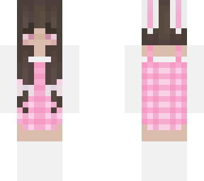 Plaid Bunny Ears | Minecraft Skin