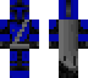 blue mandalorian | Minecraft Skin