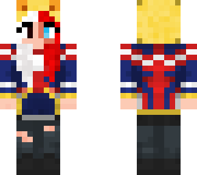 Female Todoroki All Might | Minecraft Skin