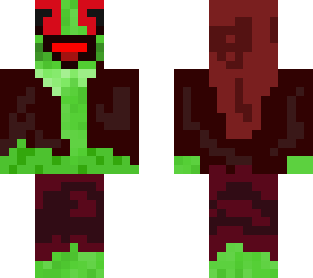 Homeless Kermit the frog | Minecraft Skin