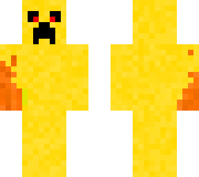 Yellow Creeper | Minecraft Skins