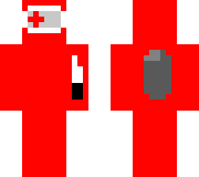 Red Impostor | Minecraft Skin