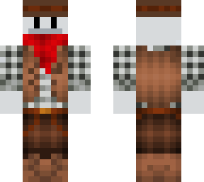 cowboy sock puppet | Minecraft Skin