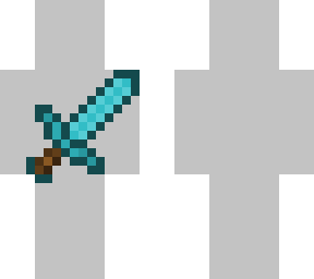 Crossed Diamond Sword Minecraft