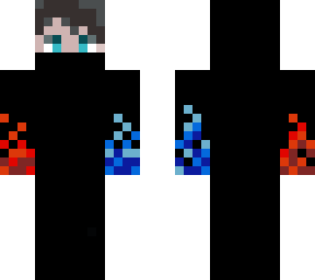 pitch black with element fists | Minecraft Skin