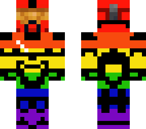 Rainbow Master Chief | Minecraft Skin