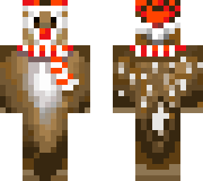 Rudolf with scarf | Minecraft Skin