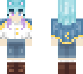 Sanity vtuber | Minecraft Skin