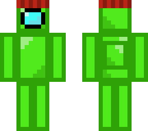 Among Us Lime Crewmate | Minecraft Skin