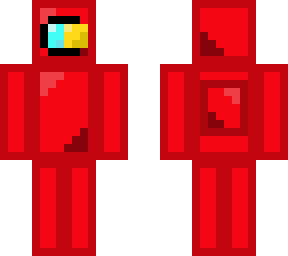 Among Us Red Crewmate | Minecraft Skin